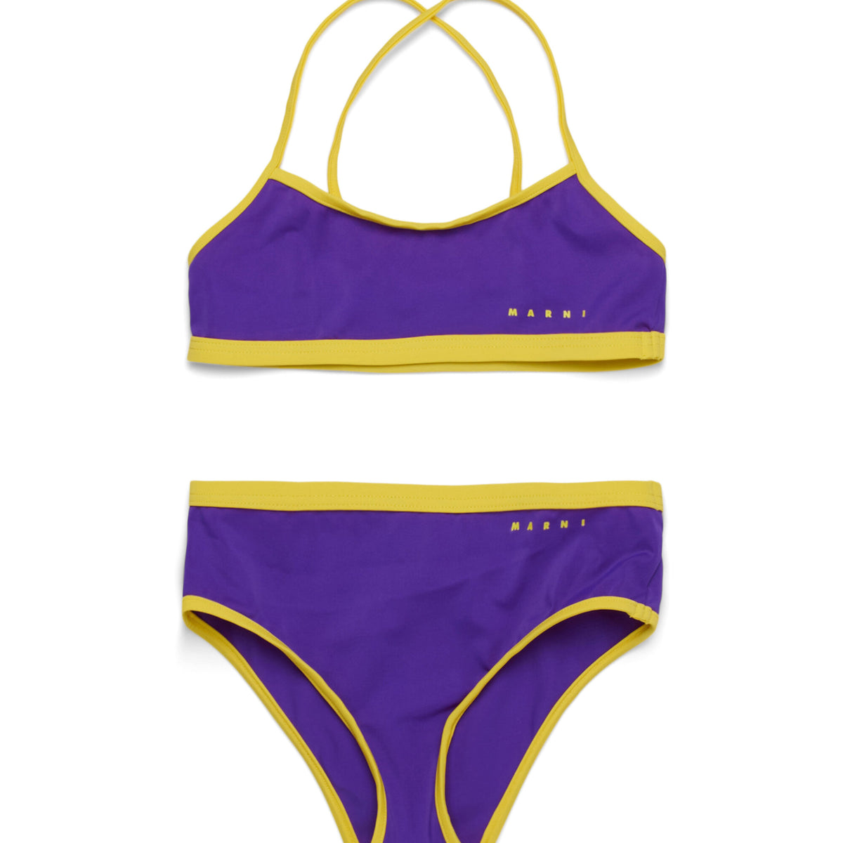 Marni girl's bikini swimsuit with shoulder straps | BRAVE KID